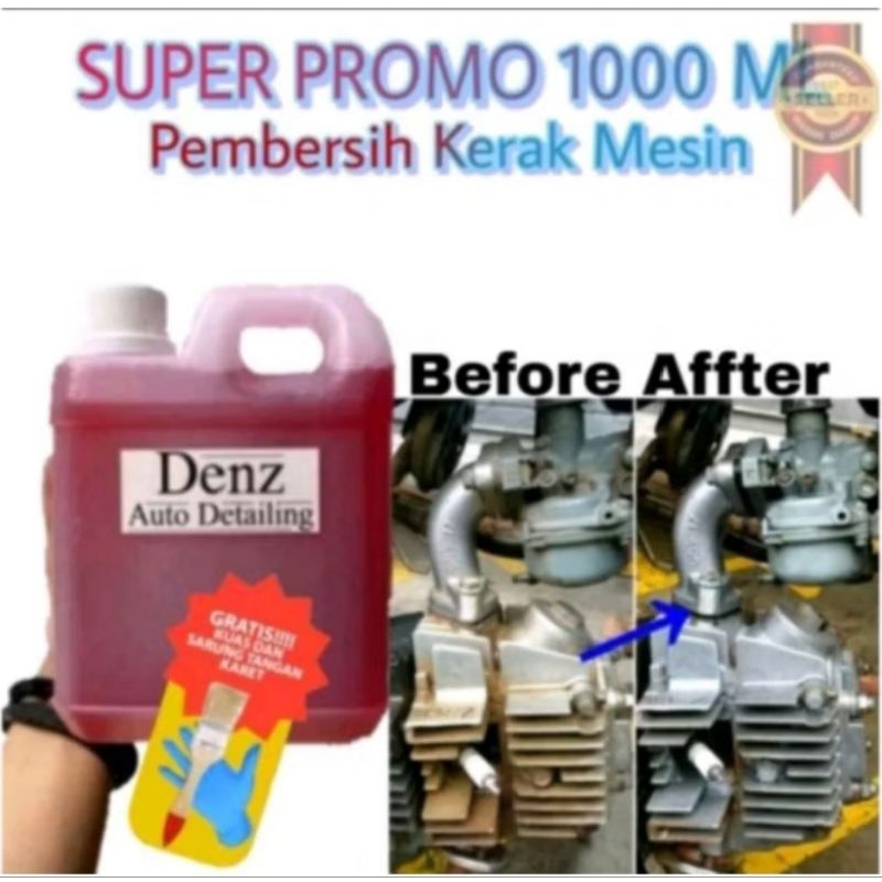 Jual Engine degreaser, Cairan pembersih kerak dan karat pada mesin motor dan mobil 1000ml ...