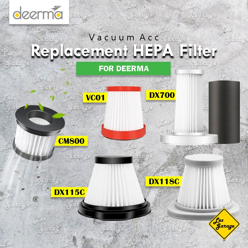 Jual Hepa Filter Vacuum Cleaner Deerma CM800 DX115C DX118C DX700 VC01 ...