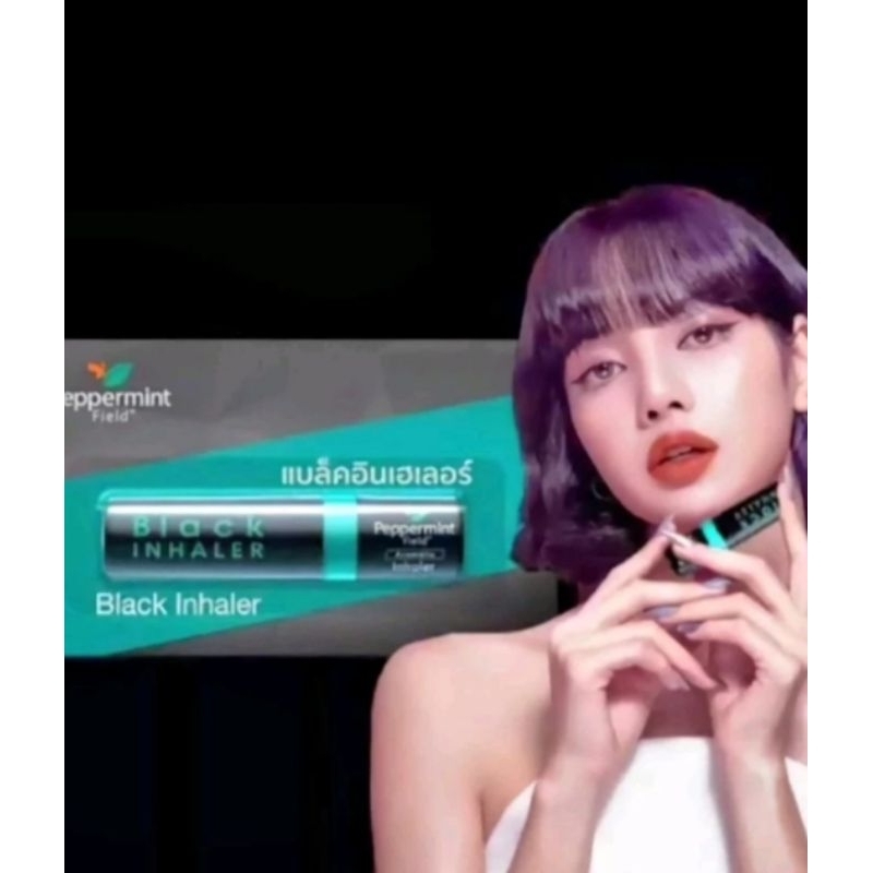 Jual Inhaler Black Peppemint Lisa Blackpink Inhaler Black | Shopee ...