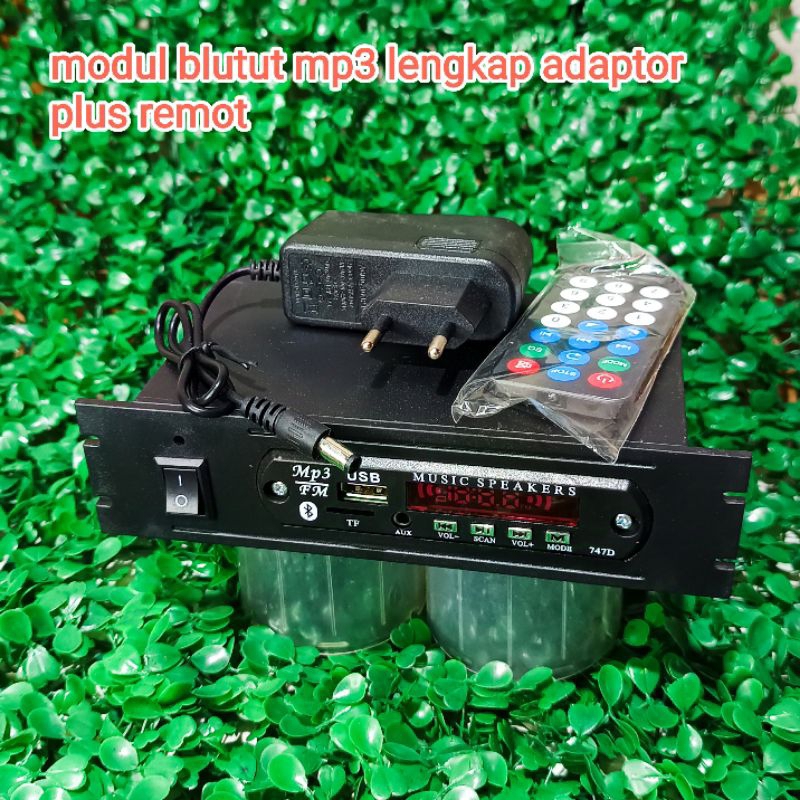 Jual modul Bluetooth mp3 player lengkap plus adaptor | Shopee Indonesia