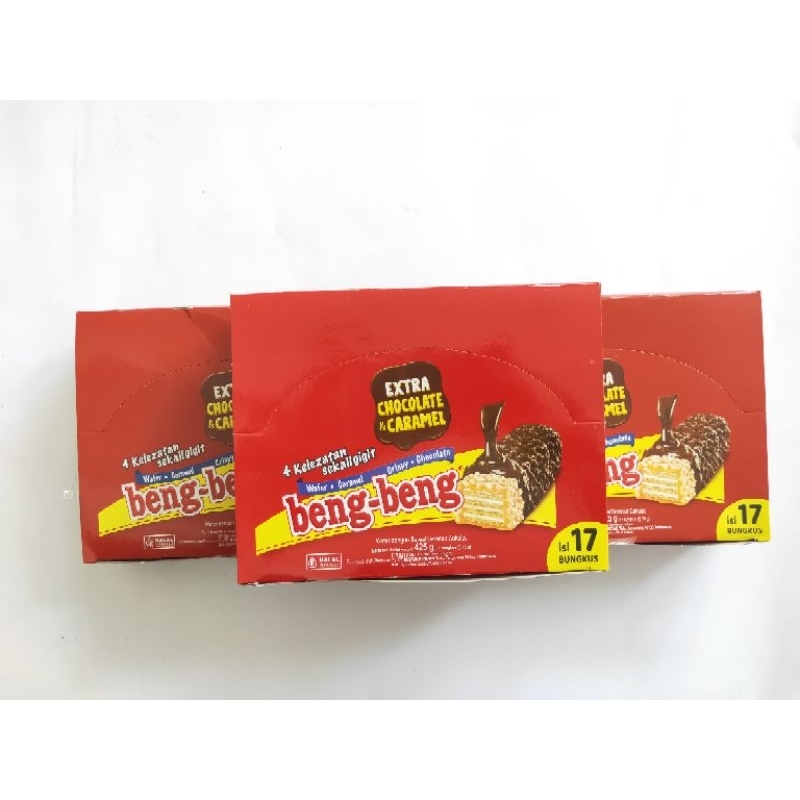 Jual Beng-beng Wafer Chocolate Box 17x25g | Shopee Indonesia