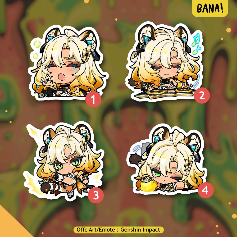 Jual Stiker XILONEN Genshin Impact Sticker Anime Waterproof Bijian ...