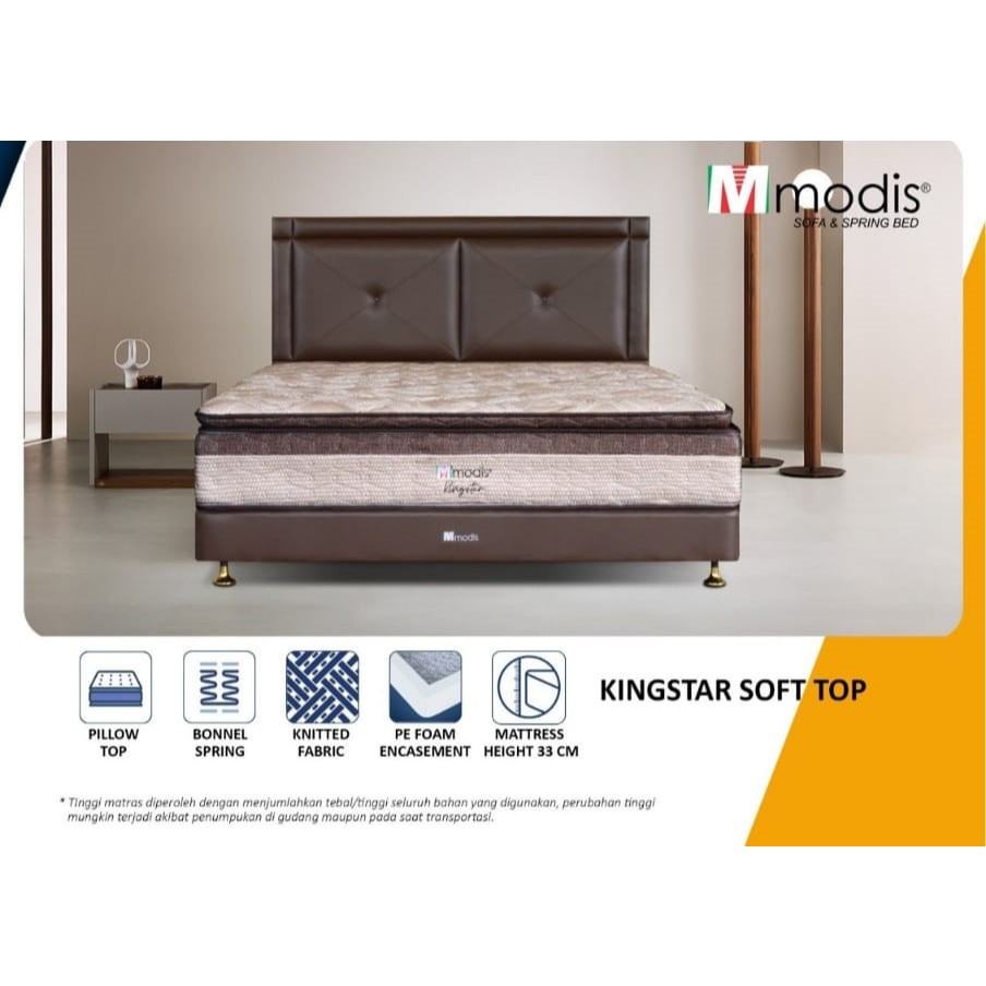 Jual Springbed Modis Kingstar Soft Top 6 KK | Shopee Indonesia