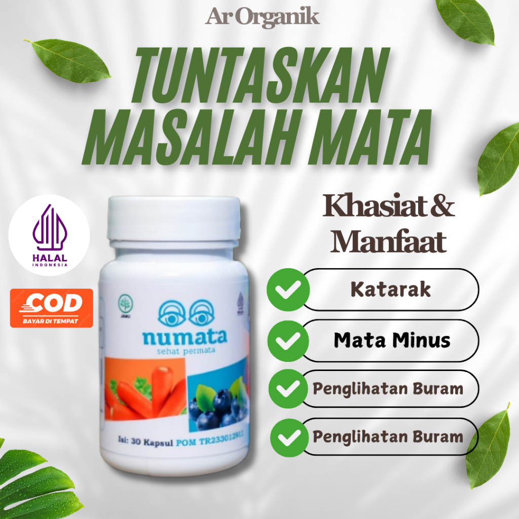 Jual Kapsul NUMATA - Obat Mata Herbal untuk Mata Minus Plus Rabun Dan ...