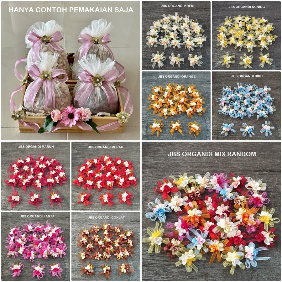 Jual FOR-15 : Aplikasi Bunga Pita Mini / Pita Souvenir Mahar Jbs B3k ...