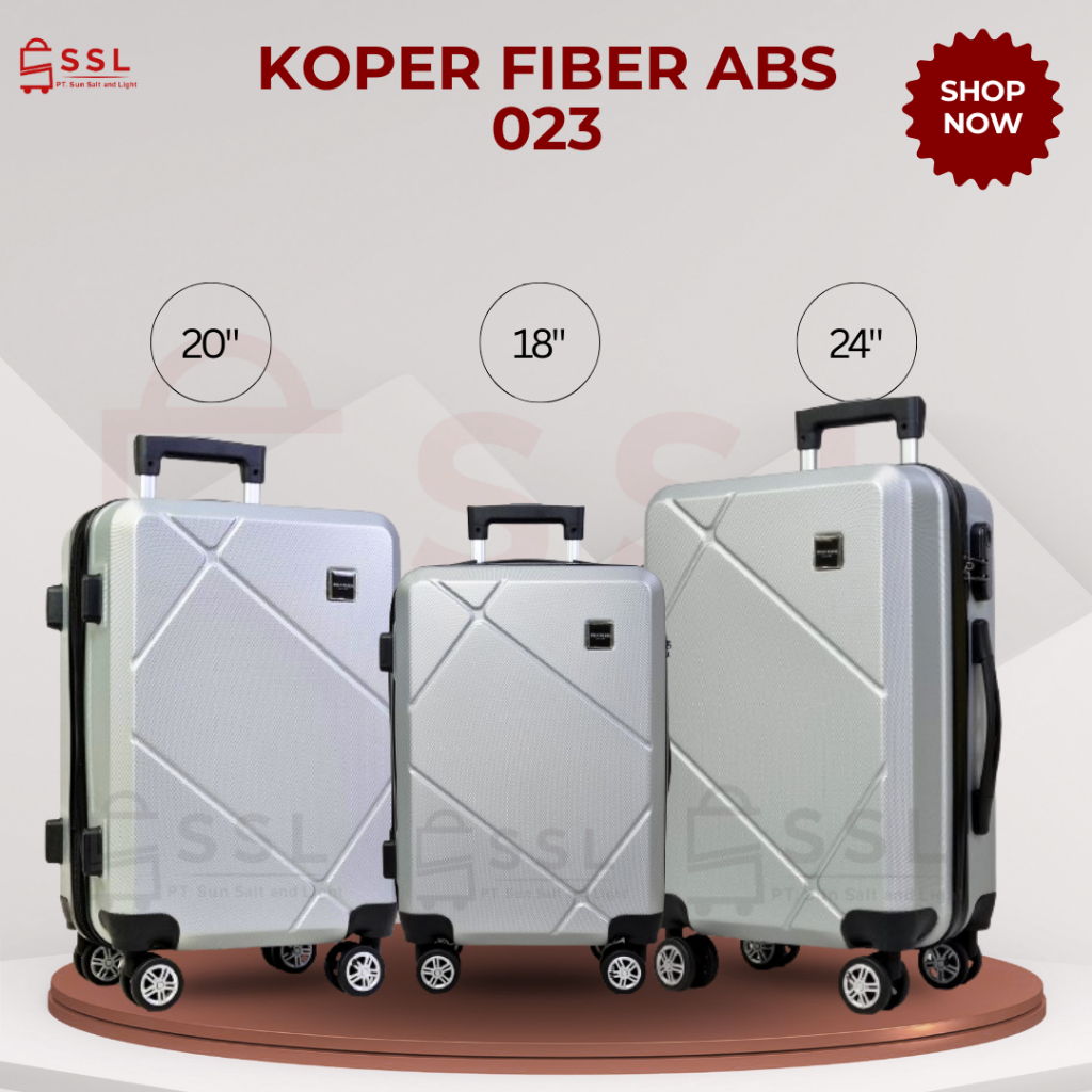 Jual Koper 023 24/28 Inch Fiber Abs Kunci Kombinasi 3 Angka Roda Putar ...