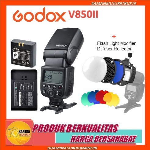 Jual Speedlite Flash Godox V850II V850II V850 V850 II HSS Ving Lithium ...