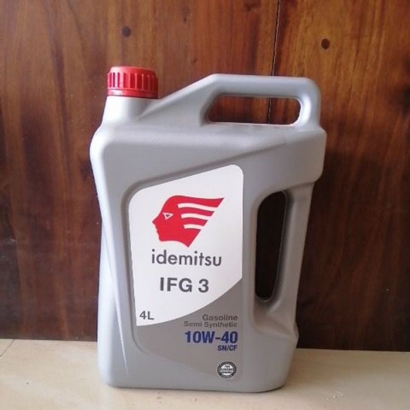 Jual Oli Mesin Bensin Idemitsu IFG3 10W-40 4 Liter | Shopee Indonesia