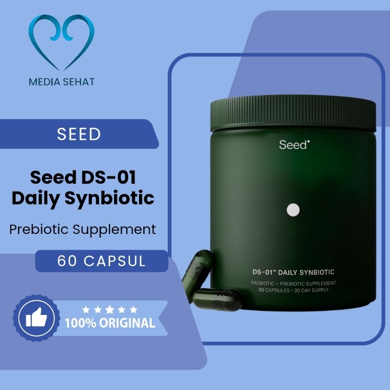 Jual Seed DS-01 Daily Synbiotic - Prebiotic and Probiotic (60 Capsules) - 53.6 Billion AFU ...