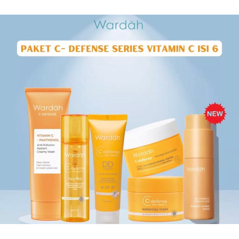 Jual WARDAH C-Defense Series | Shopee Indonesia