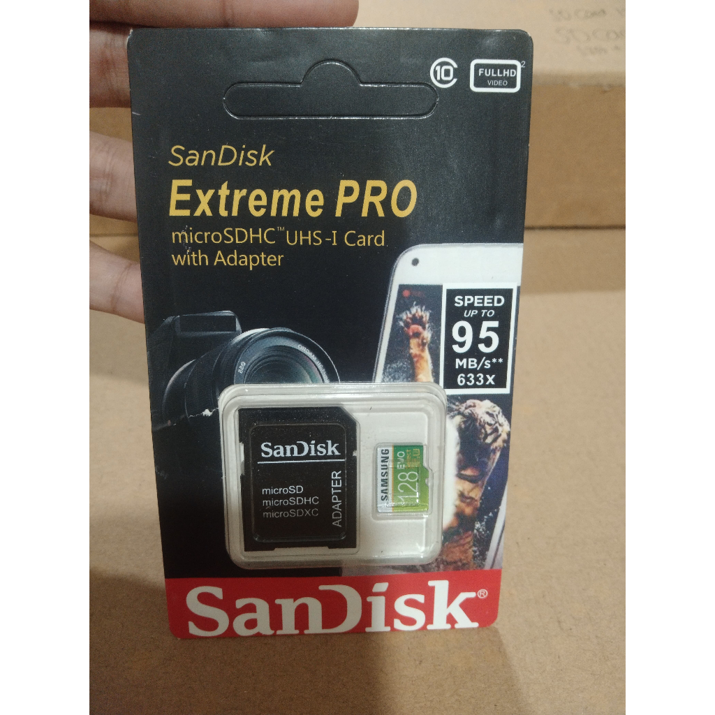 Jual MICROSD/SD CARD KAPASITAS 32GB DAN 128GB CHIP DAN ADAPTOR NYA MERK ...