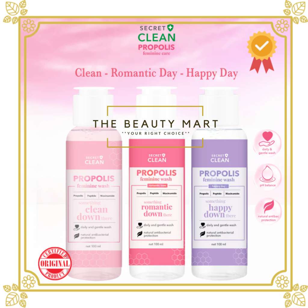 Jual SECRET CLEAN Propolis Feminime Wash 100ml Feminine Wash | Shopee ...