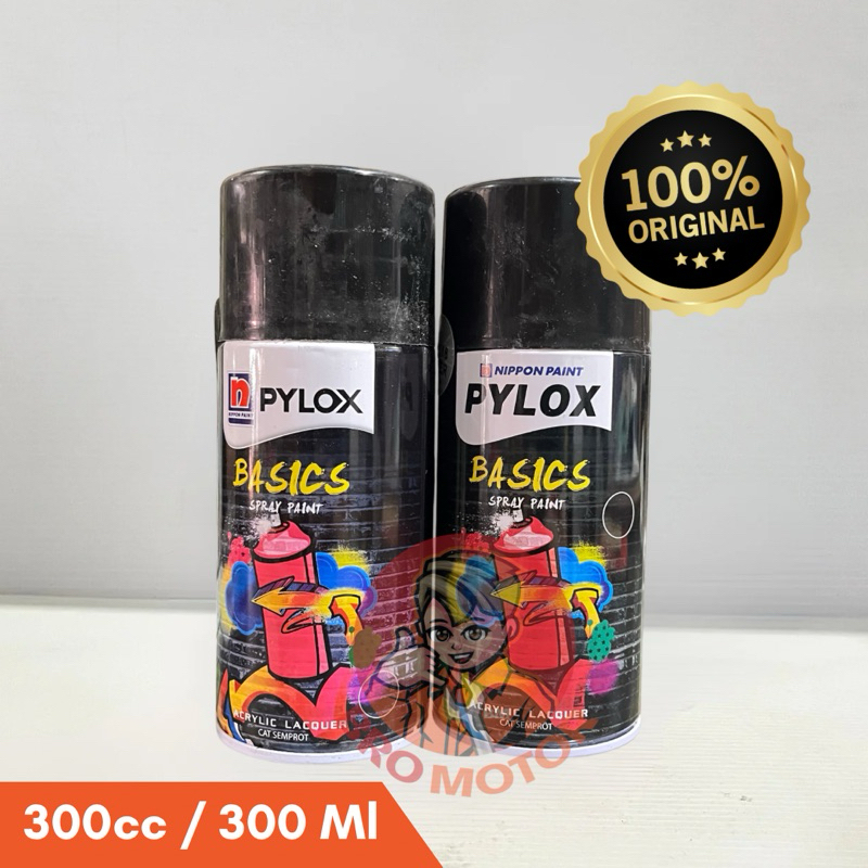 Jual GROSIR TERMURAH! Pylox Pilox Pilok Piloks Basics Nippon Paint 300cc / Cat Semprot Spray ...