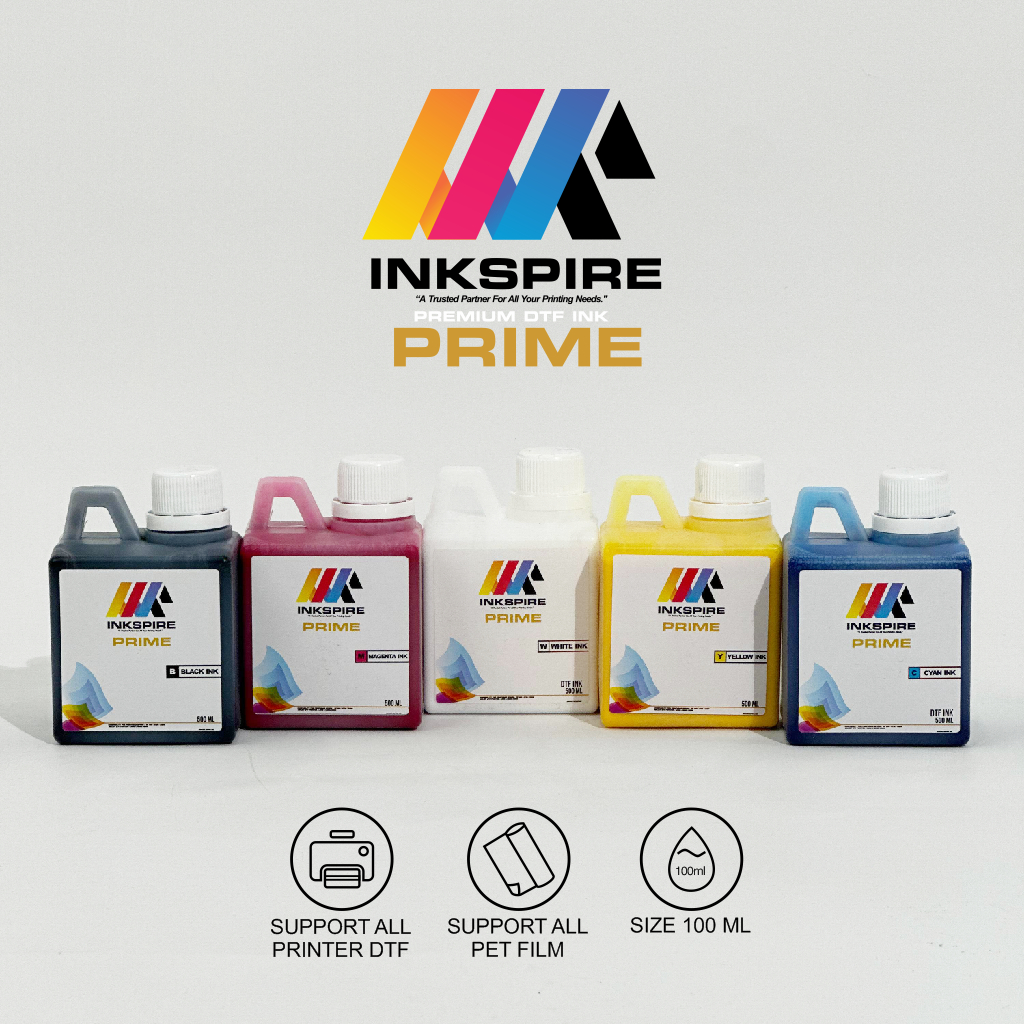 Jual Tinta DTF / Digital Transfer Film INKSPIRE PRIME 500ML Super ...