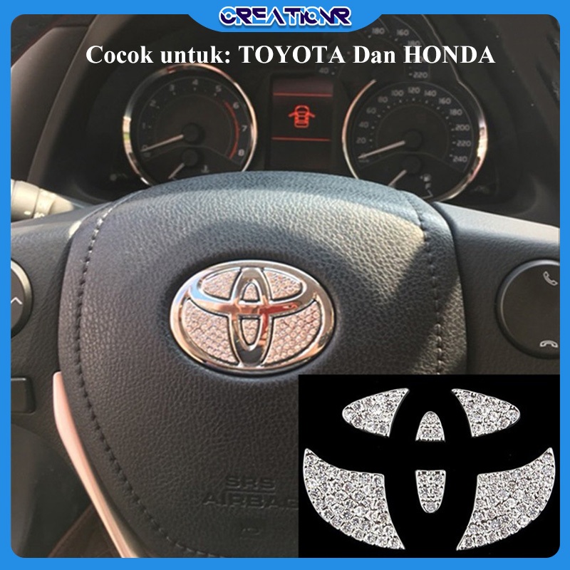 Jual （3D）logo Stir/emblem Stir/Cocok Untuk TOYOTA Dan HONDA/emblem Stir ...