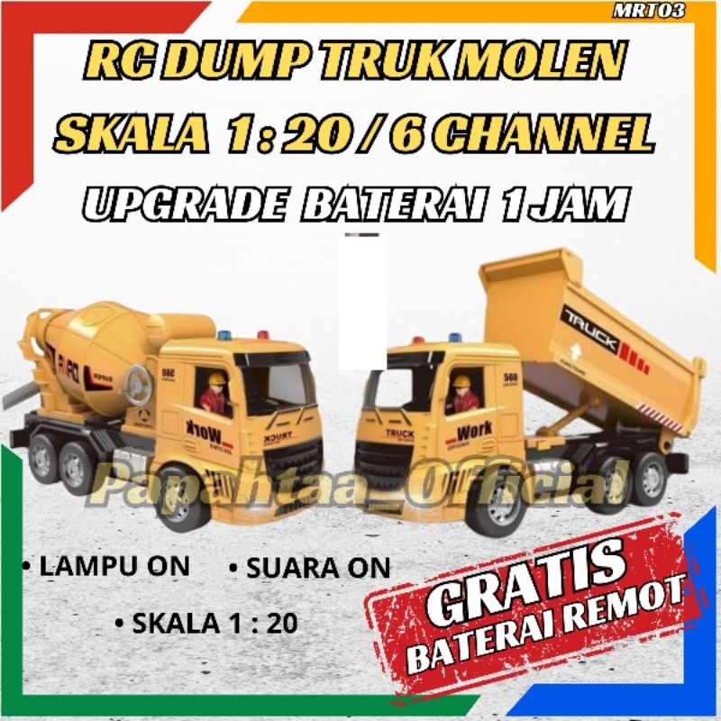 Jual Rc Alat Berat Mobil Remote Control DumpTruck Mainan Mobilan Remot ...