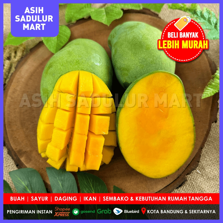 Jual Mangga 1kg Harum Manis, Cengkir, Golek, Budiraja, Kiojay | Asih ...