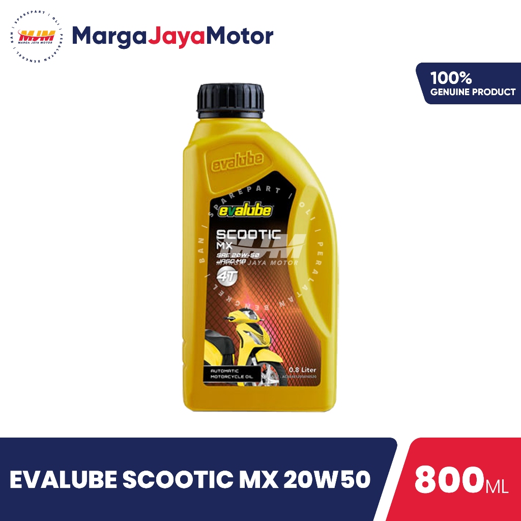 Jual Evalube Scootic MX Matic 20W-50 0.8L | Shopee Indonesia