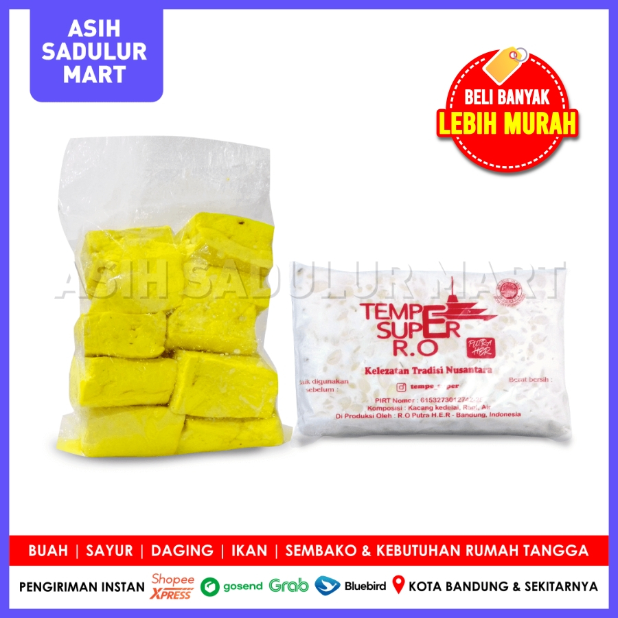 Jual Tahu Kuning / Tempe Super / Tempe Bacam / Tempe Orek / Bumbu ...