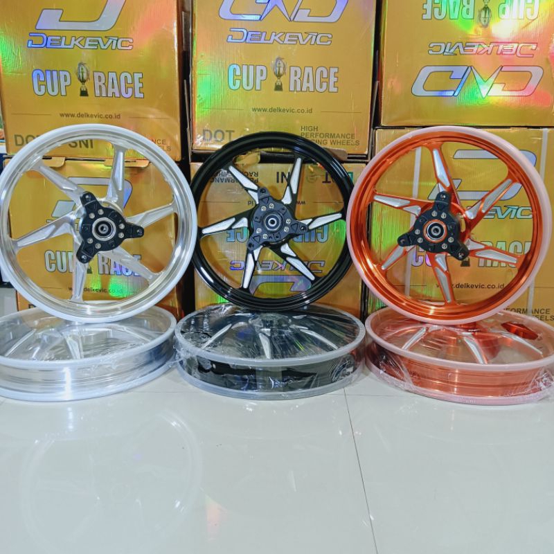Jual VELG/PELAK RACING DELKEVIC G SPEED 6 STAR AEROX NMAX NEW/OLD UK 185/215 14 | Shopee Indonesia