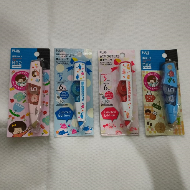 Jual Correction Tape PLUS WH-645 Pale Pink Blue WH-615 BTS LIMITED ...