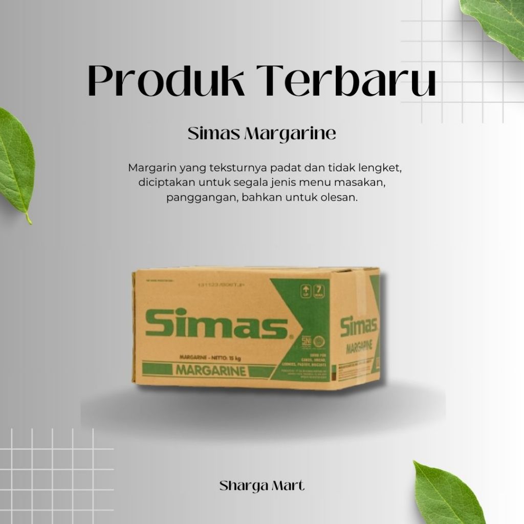 Jual Simas Margarin 1 Kg – Margarine 1Kg | Shopee Indonesia