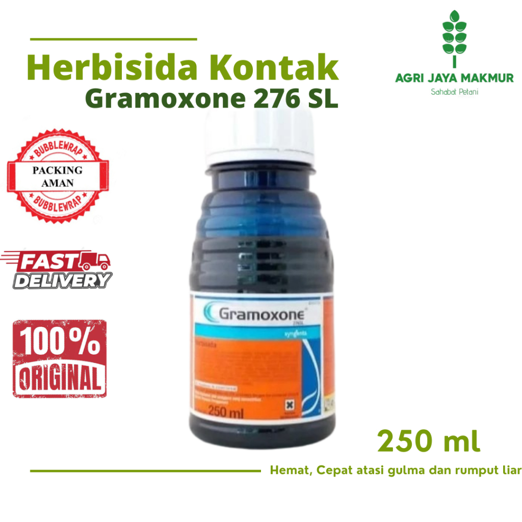 Jual GRAMOXONE 250 ml HERBISIDA KONTAK PENGENDALI GULMA | Shopee Indonesia