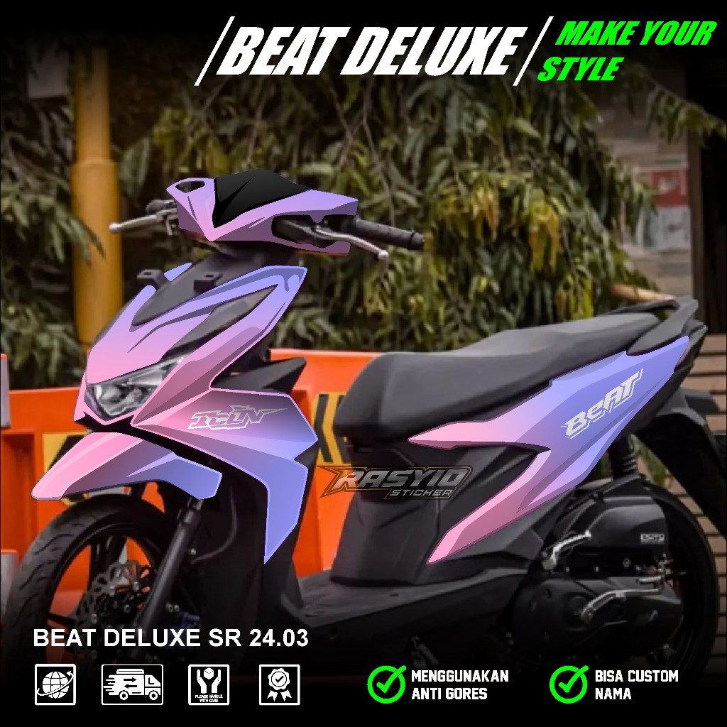 Jual COD Sticker Decal Full Body Honda Beat Deluxe Beat street Tahun ...