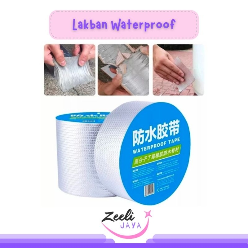 Jual Lakban Anti Bocor 5 meter Lakban Waterproof tambal atap tambal talang | Shopee Indonesia