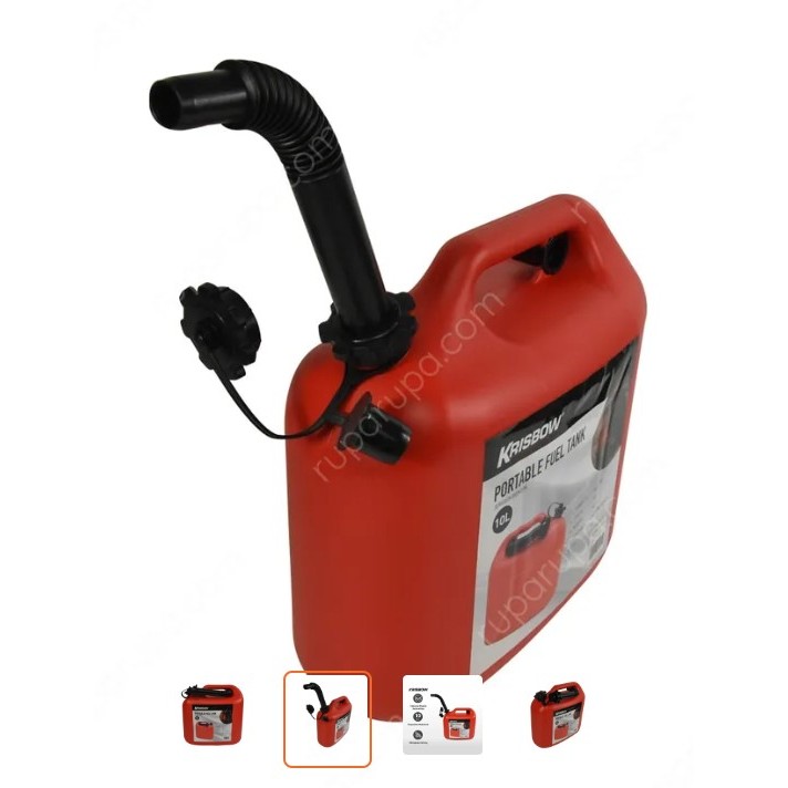 Jual Jerigen Bensin Plastik - Merah Krisbow 10 Ltr | Shopee Indonesia