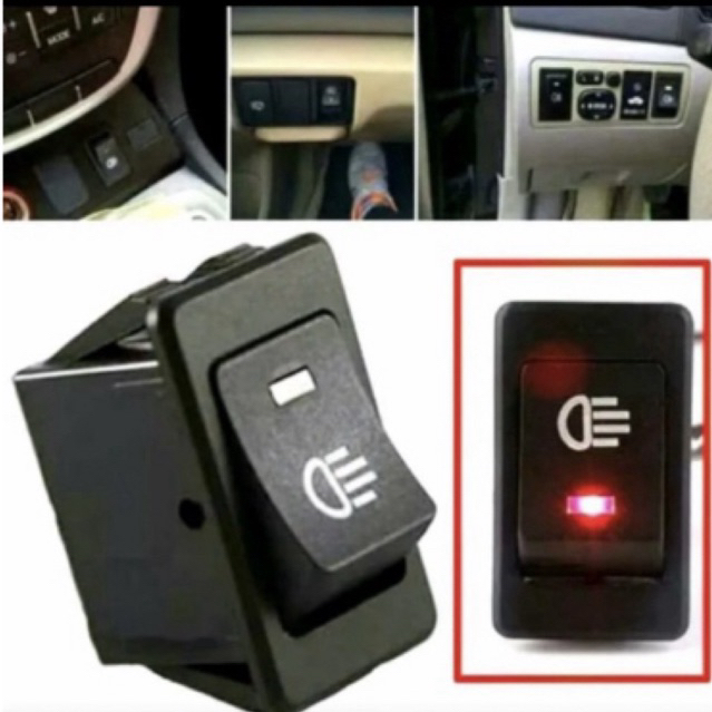 Jual sakelar saklar mobil switch swit suit foglamp fog lamp tombol ...