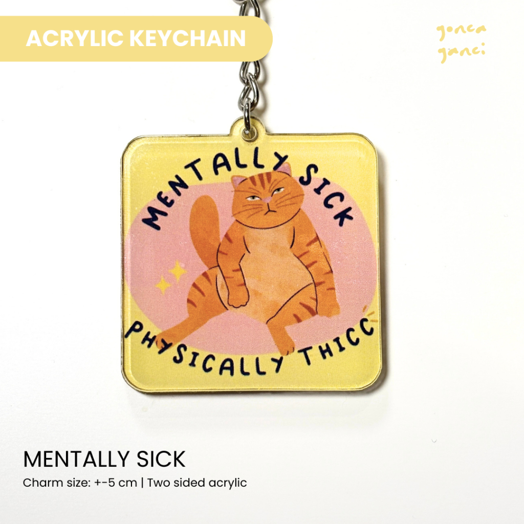 Jual Gonca Ganci Acrylic Keychain | Gantungan Kunci Akrilik - Mentally ...