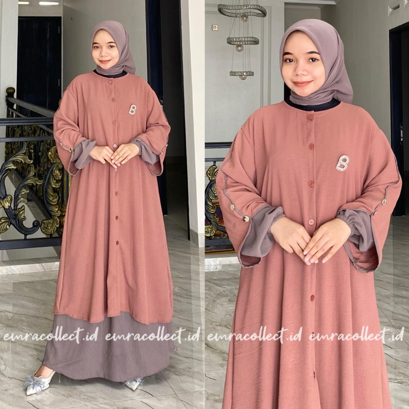 Jual SAMIRA DRESS SET ROK TUNIK SYAR’I SETELAN ROK MUSLIM SYAR’I TUNIK ...