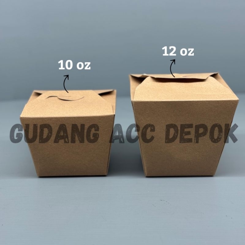 Jual Food Pail KRAFT 12 OZ L / Foodpail 10 OZ M / Food Pail Box ...