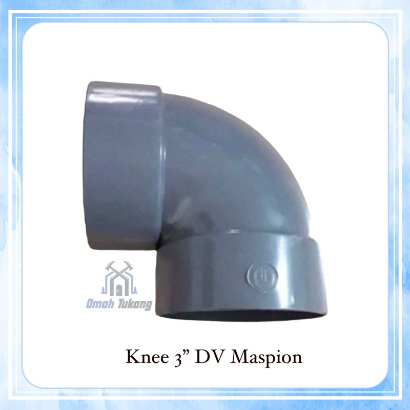 Jual Knee 3” inch MASPION DV / Keni 3 dim / Fitting Pipa Elbow PVC | Shopee Indonesia