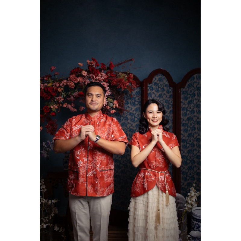 Jual [ WEARING INS ] LI HONG COUPLE - | Atasan Imlek | Atasan Chongsam ...
