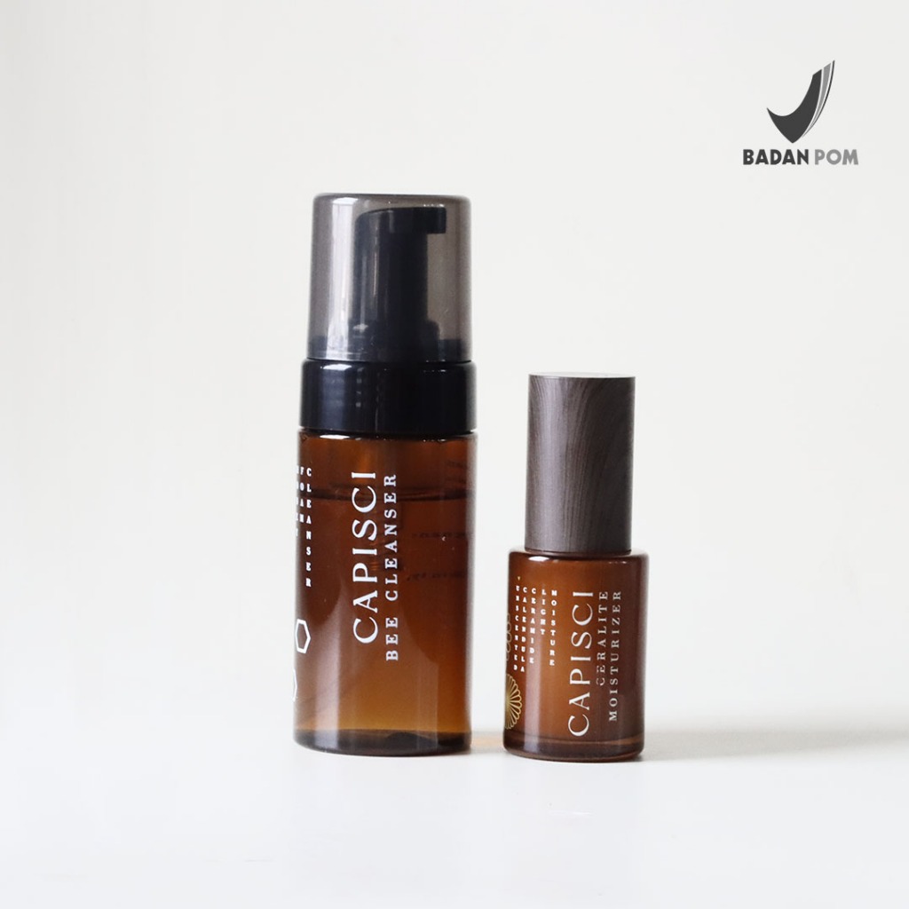 Jual Capisci Bee Cleanser + Capisci Ceralite Moisturizer (Bundling ...