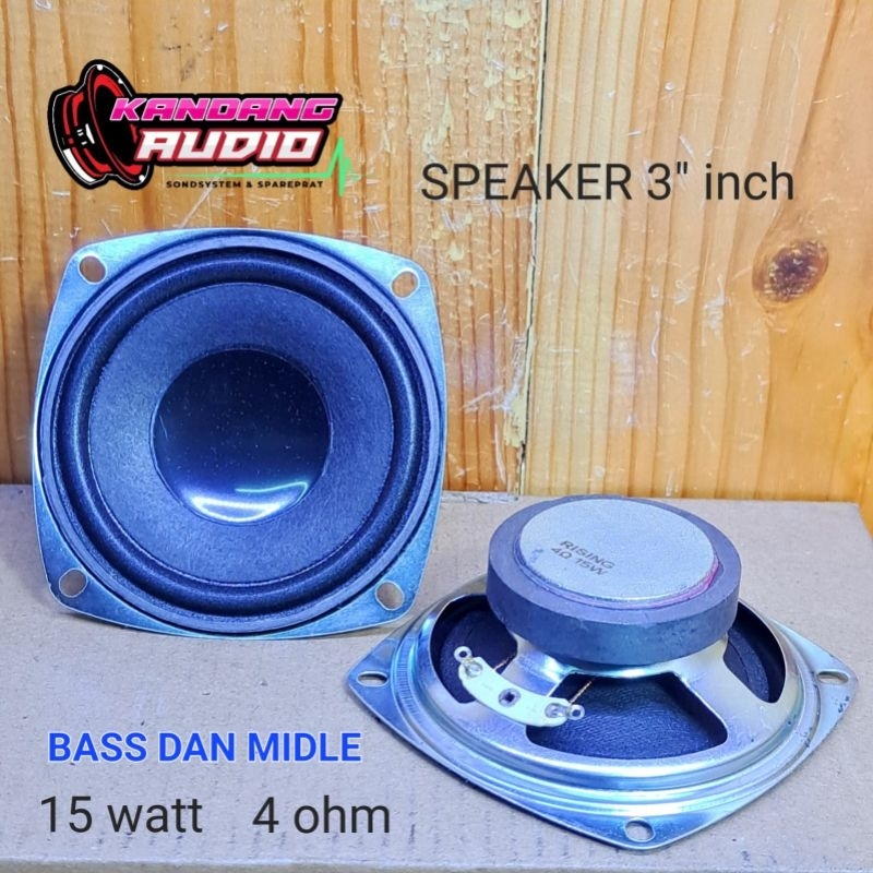 Jual SPEAKER RISING 3 INCH 15 WATT 4 OHM | Shopee Indonesia