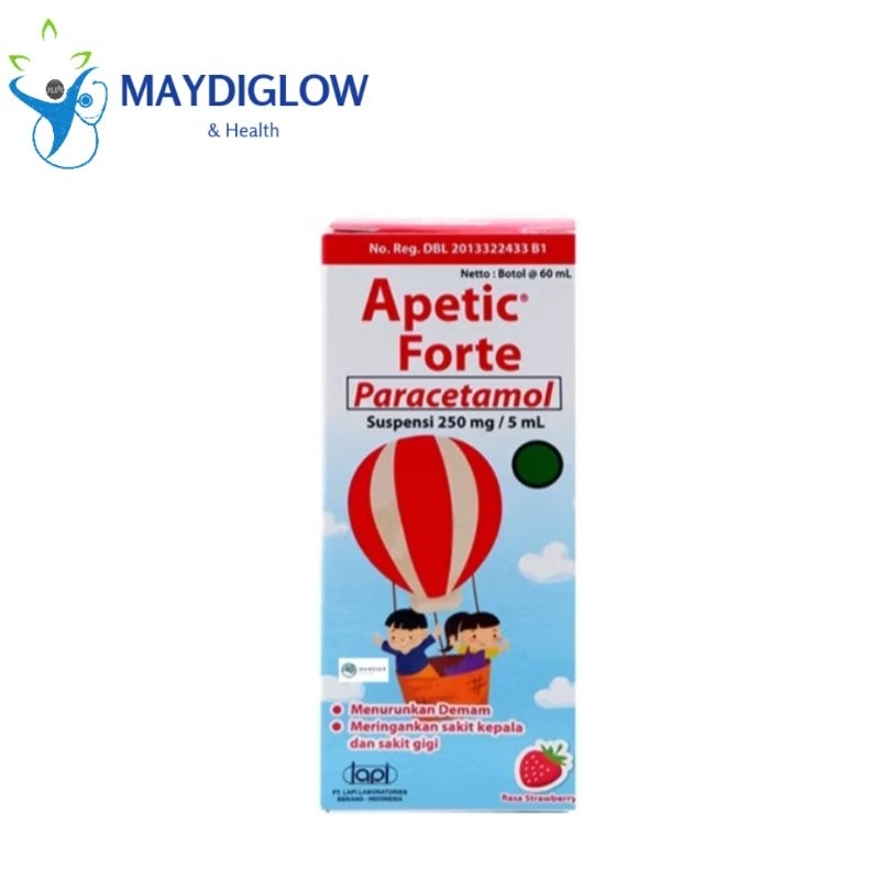 Jual Apetic Forte 60 ml - Meredakan Demam dan Nyeri pada Anak | Shopee ...
