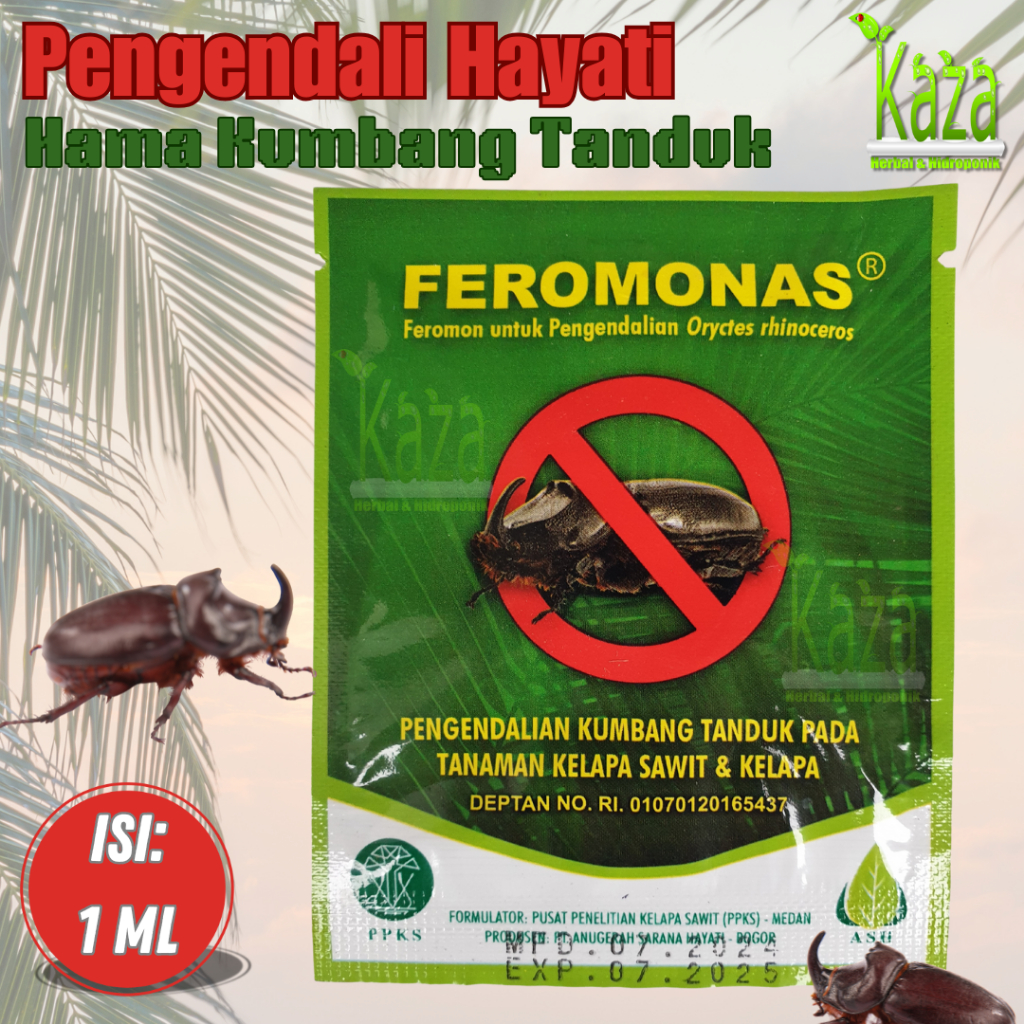 Jual Feromonas 1 ml - Feromon Pengendali Hama Kumbang Tanduk Organik ...