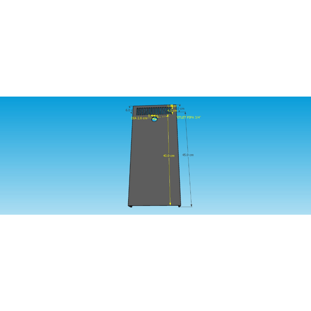 Jual CUSTOM ACRYLIC TOWER OVERFLOW BENDING U 6 X 20 X 6 CM - TINGGI 45 ...