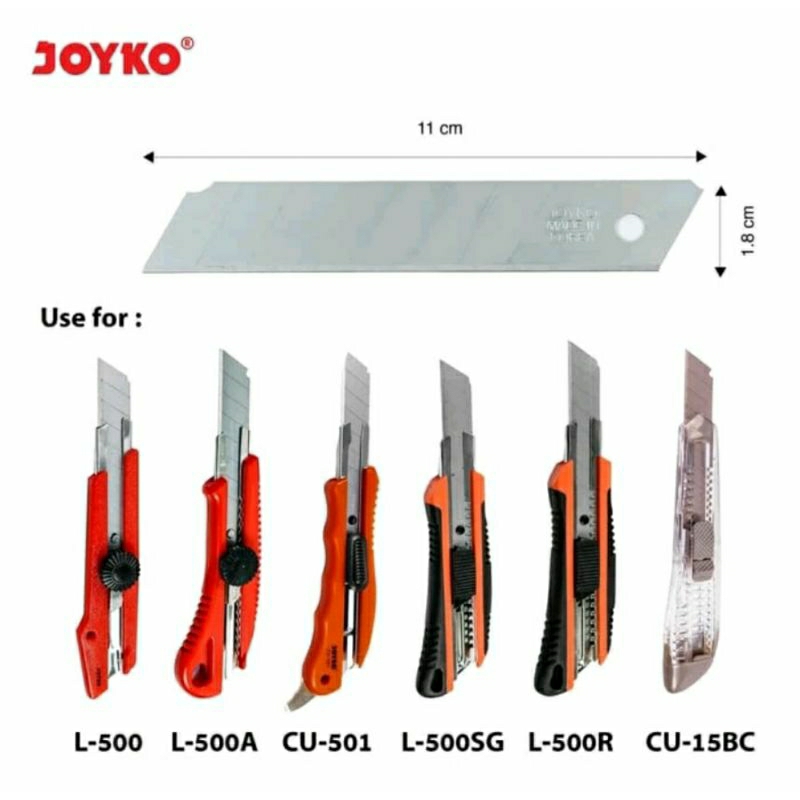 Jual ISI CUTTER ISI KATER JOYKO L15o CUTTEB BESAR L150 MULTI FUNGSI ...