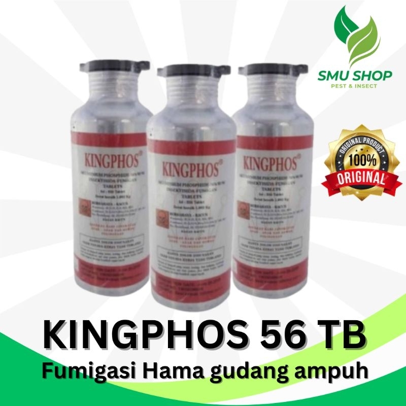 Jual KINGPHOS 56 TB OBAT KUTU BERAS JAGUNG FUMIGASI HAMA GUDANG TEPUNG ...
