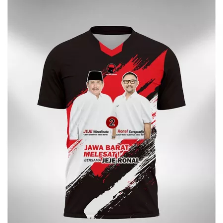 Jual Jersey Kaos Pilkada Pilgub JAWA BARAT JEJE RONAL Calon Gubernur ...