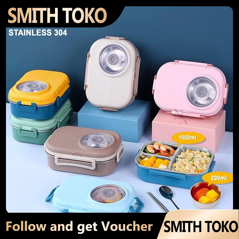 Jual Smith toko Lunch Box Kotak Makan 3 Seka Stainless / Tempat Bekal ...