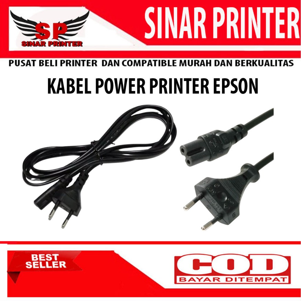 Jual Kabel Power Printer Epson L1110 L1210 L3110 L3210 L3150 L3250 ...