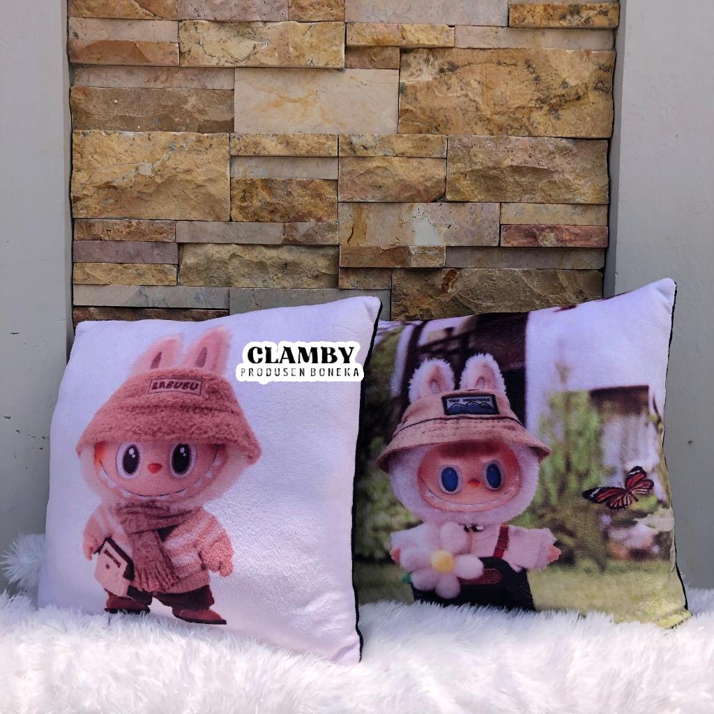 Jual Bantal Labubu Viral | Bantal Print Gambar Labubu Lucu | Aksesoris ...