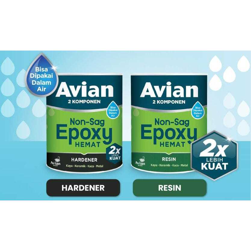 Jual Lem Epoxy Non Sag AVIAN/Lem Serbaguna Non Sag Epoxy AVIAN Resin ...