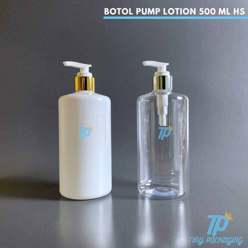 Jual Botol Pump Lotion 500 ml | Botol Pump 500 ml HS | Botol 500 ml Pump | Shopee Indonesia