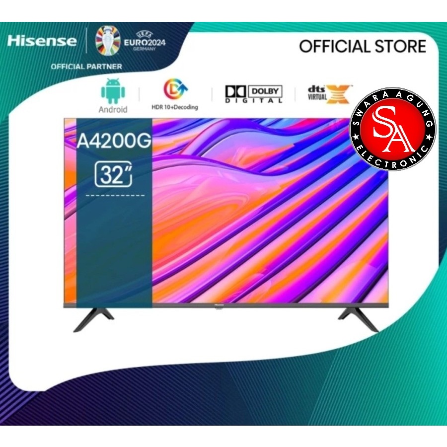 Jual Led Digital Android TV 32 Inch Hisense Type : 32A4200G - Android ...